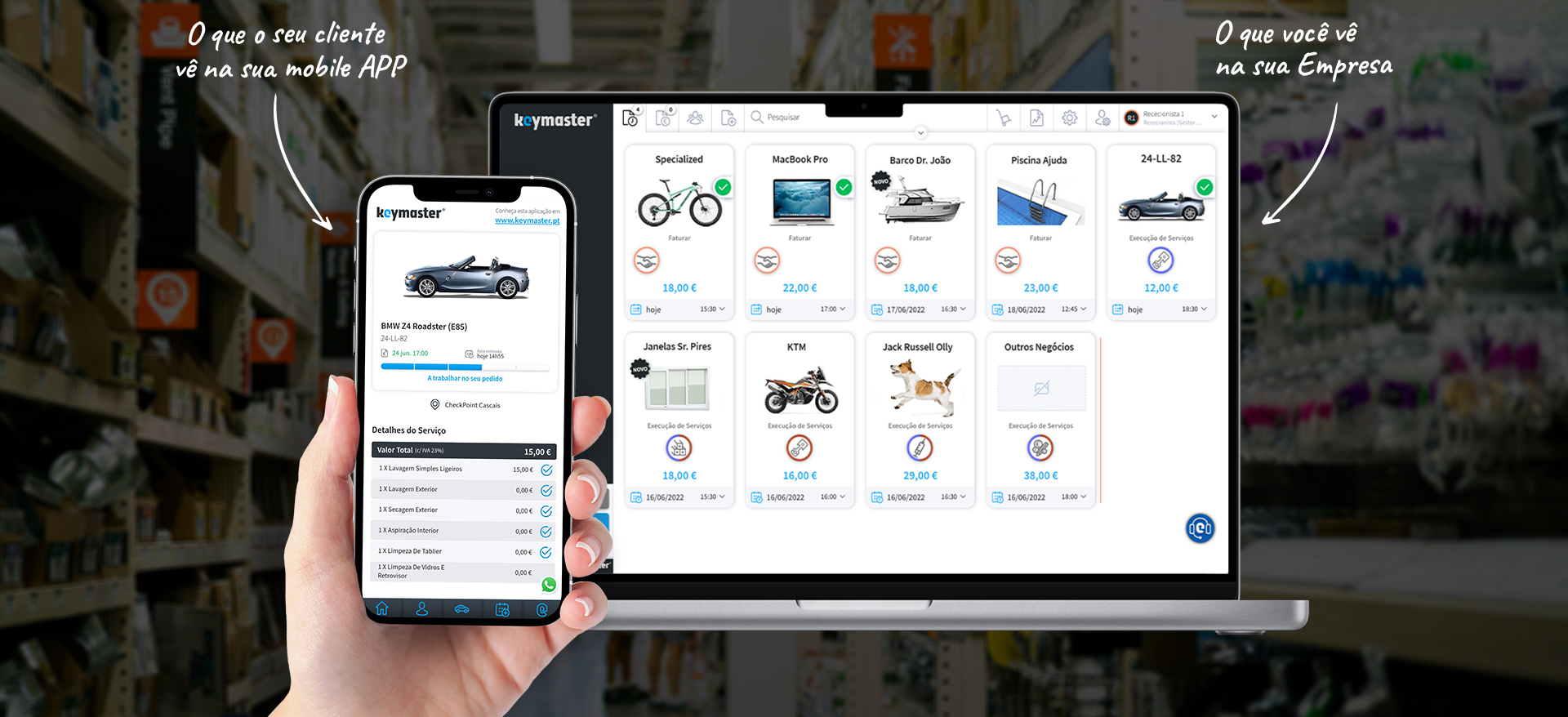 Keymaster - Software de Gestão Operacional