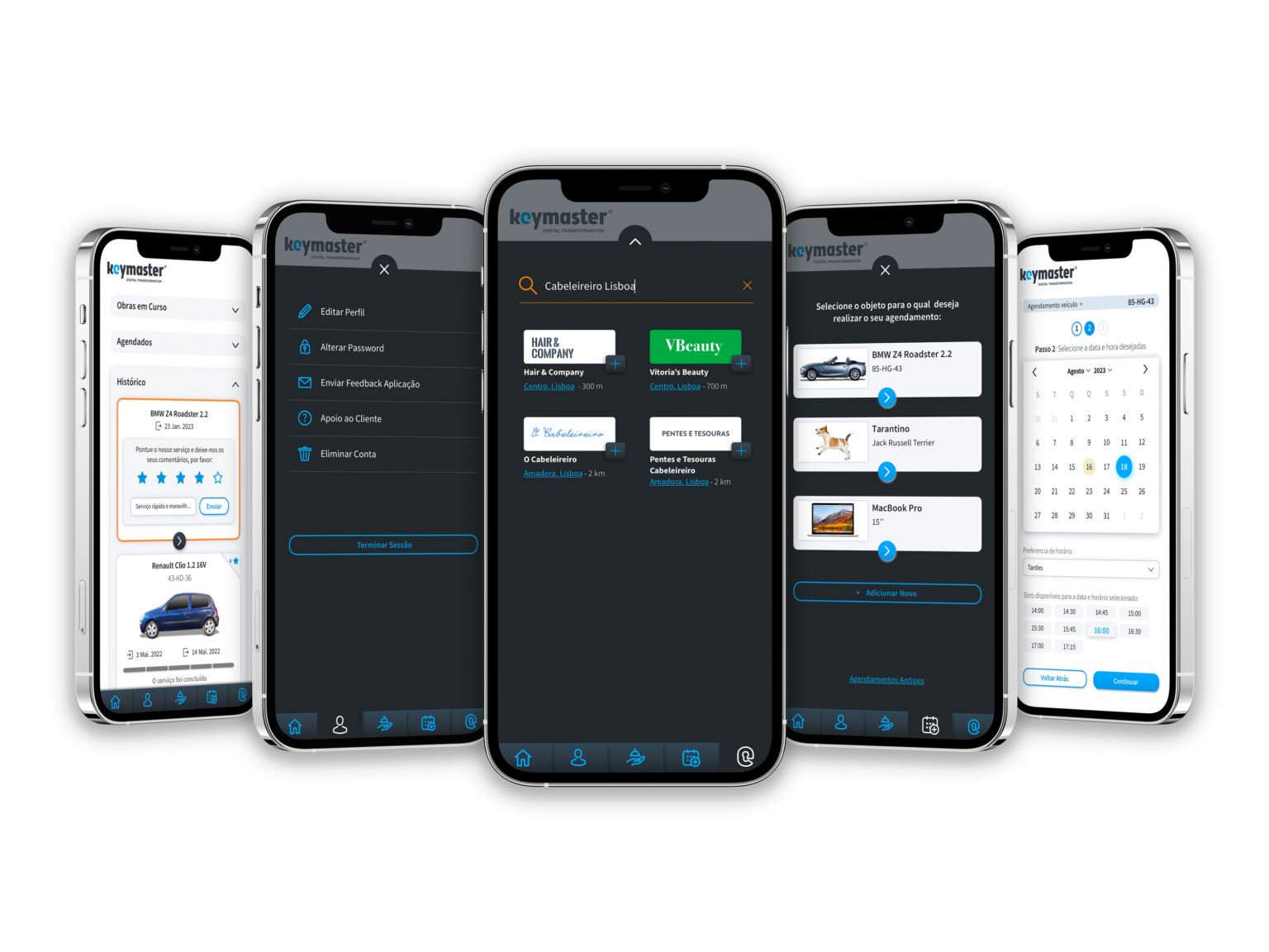 Keymaster - Software de Gestão - App Cliente
