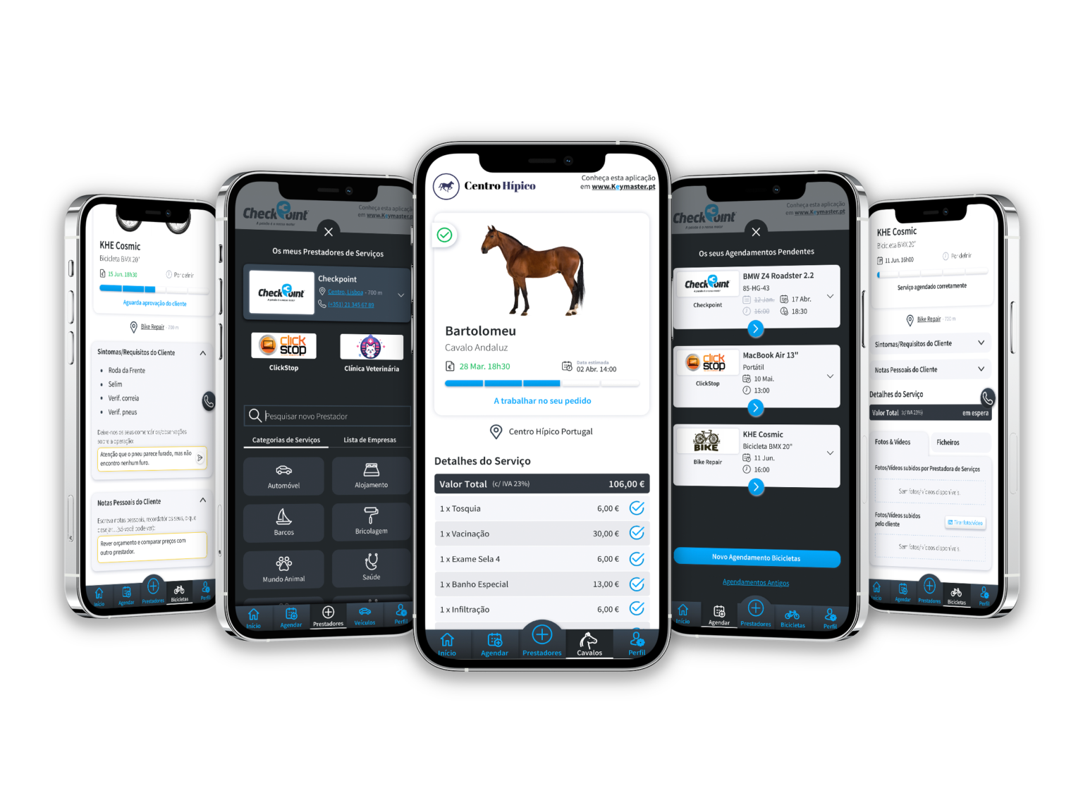 App Keymaster Cliente: Acompanhe Serviços em Tempo Real
